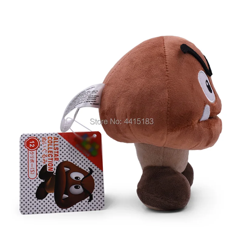 Anime Super Mario Bros Goomba Kuribo Peluche Doll Plush Soft Stuffed ...