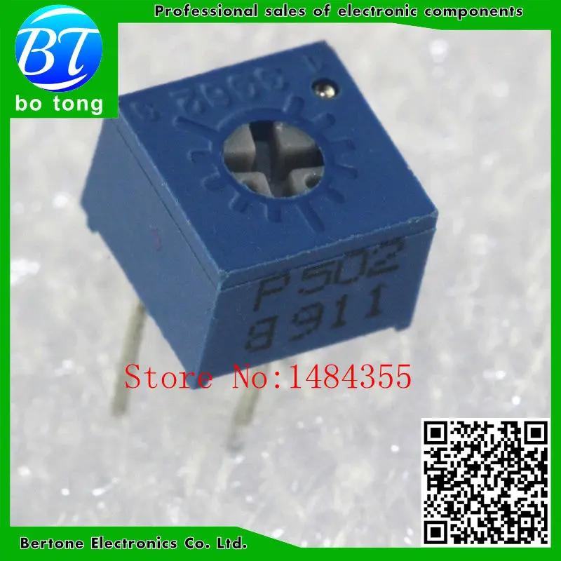 20 piezas 3362P 1 502LF 3362 P 5K ohm 3362P 1 502 3362P 502 3362 P502 ...