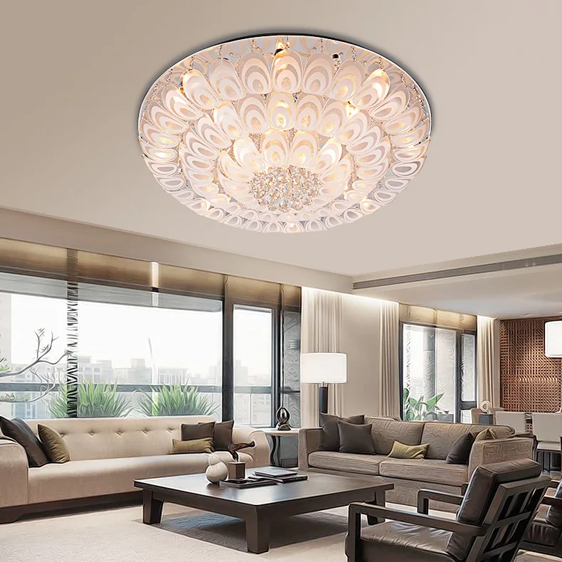 LED Ceiling Lights Modern K9 crystal luminaires illumination home ...