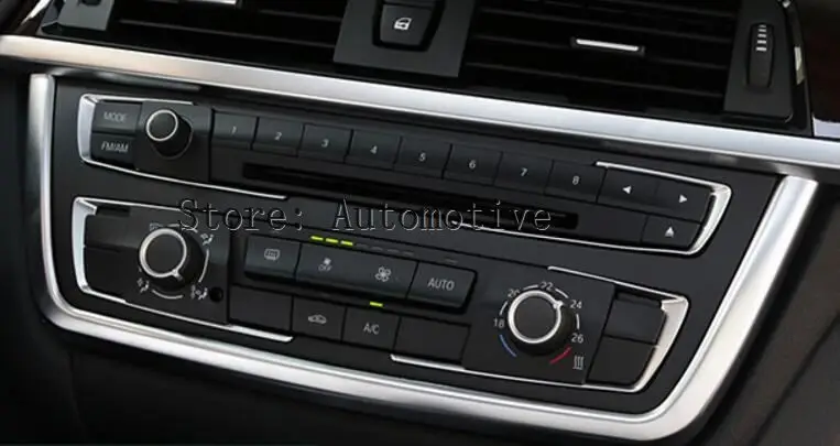 For-BMW-3-Series-F30-320i-328i-Inner-Centre-Console-Frame-Button-Cover ...