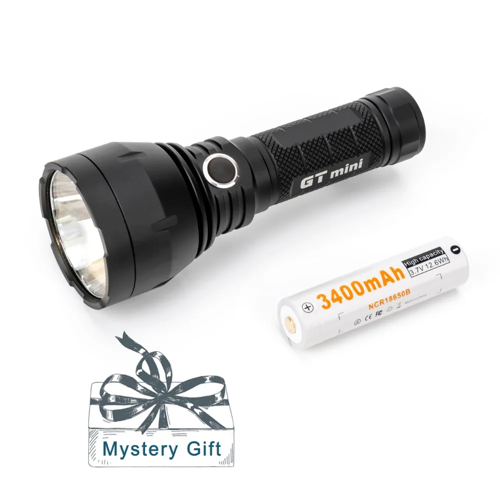 GT MINI high power led flashlights 18650 powerful battery led ...