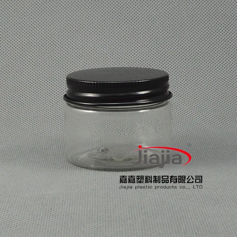 40-grams-clear-PET-Jar-Small-PET-40ml-Round-Container-with-black-Metal ...