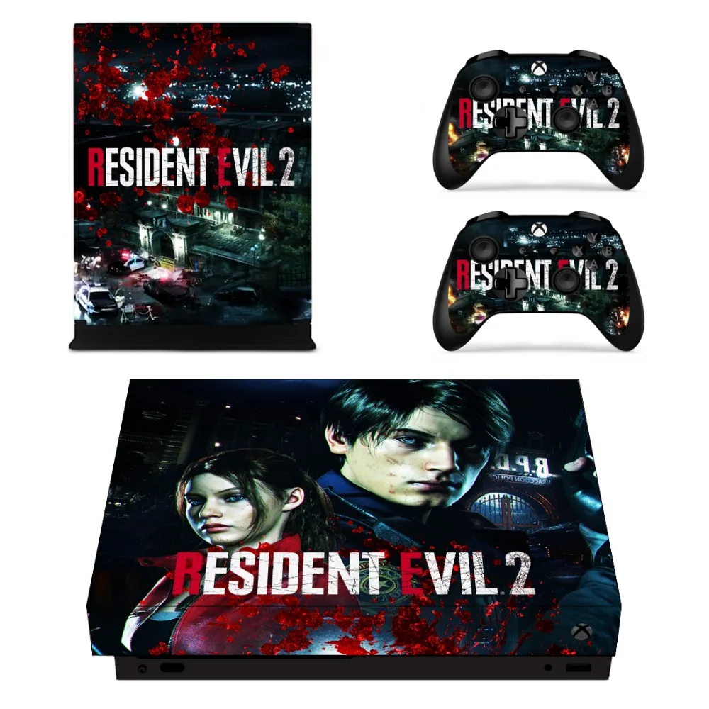 Resident Evil 2 Skin Sticker for Microsoft Xbox One X - ConsoleSkins.co