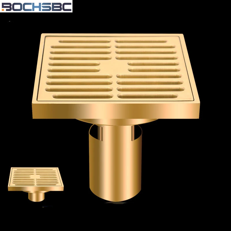 BOCHSBC-Thick-Brass-Shower-Drains-Deep-Water-Seal-Floor-Drain-Shower ...