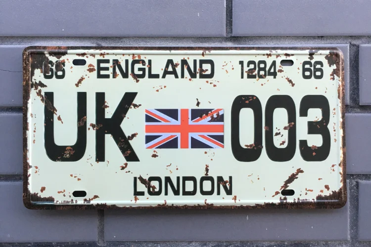 United States Shabby Chic Car License Plates Decorative Metal Signs ...