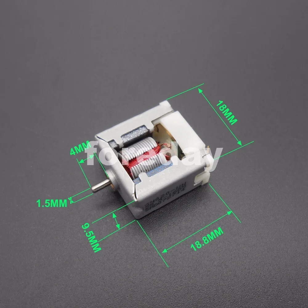 100 PCS Small 020 square bare naked motor 3V DC nude Uncanned 18*19*9 ...