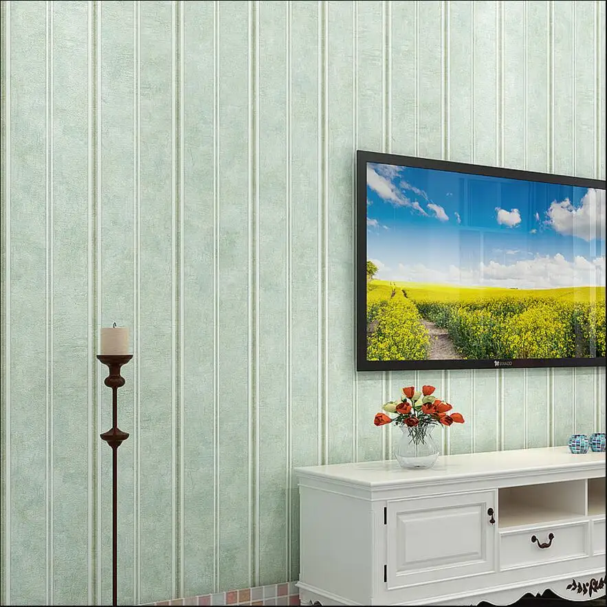 Retro Vertical Stripe Wallpaper