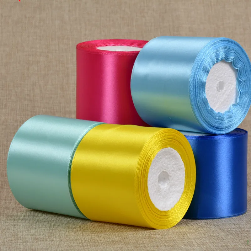 (25 Yards/roll) 8cm Ribbon Satin Ribbons Wedding Party Event Decoration ...