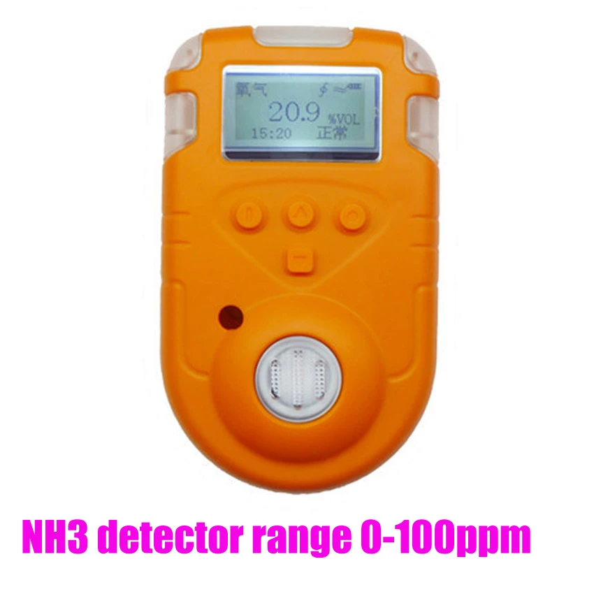 Portable Ammonia Gas detector range 0 100ppm High precision and high ...