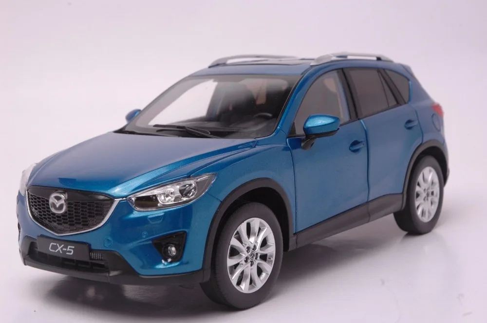1:18 Diecast Model for Mazda CX 5 2014 Blue SUV Alloy Toy Car ...