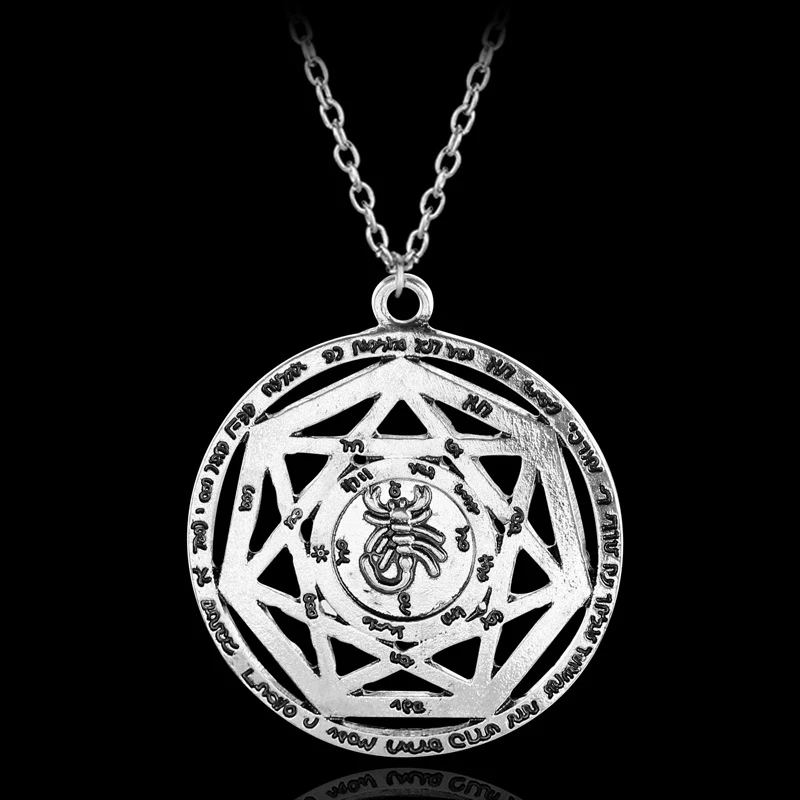 10pcs/lot Heptagram Necklace Seven Pointed Star Symbol Septagram ...