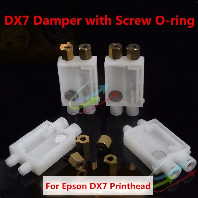 10 pcs Anti solvent Ink damper for DX7 Print head with 7mm Diameter ...