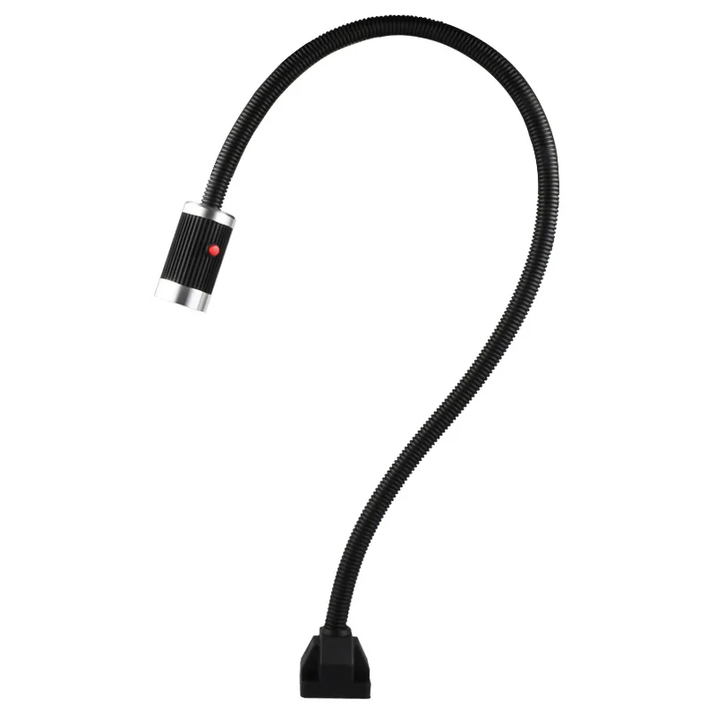 LED Machine Work Lamp With 80cm/100cm/120cm Long Gooseneck 220V 9W LED ...
