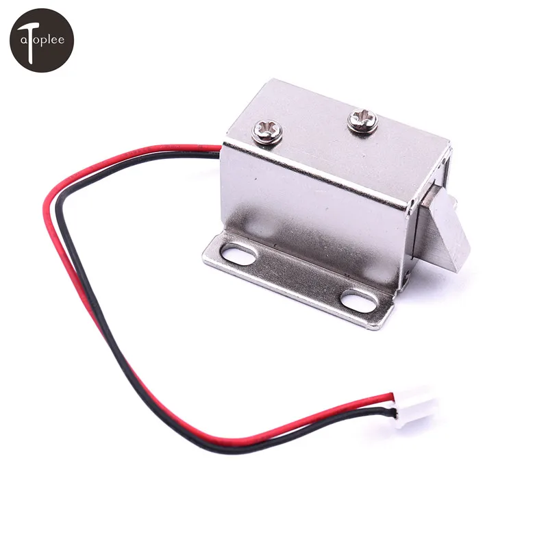 1PC DC12V 350MA/0.83A Cabinet Door Lock Electric Lock Assembly Solenoid ...