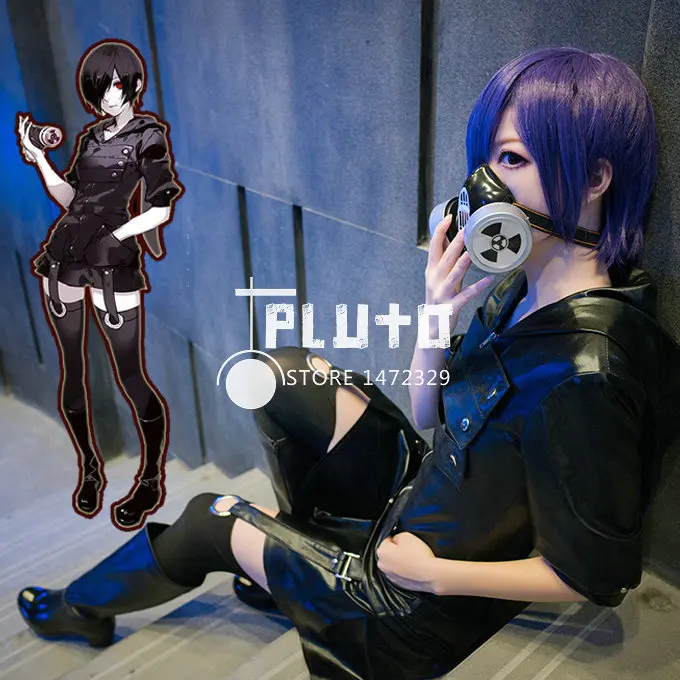 Tokyo Ghoul Kirishima Touka Cosplay Original Rabbit Costume Full Set ...