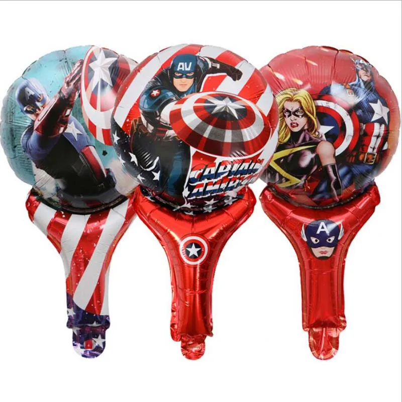 1Pc American Captain foil balloons Hand balloons Surpman Cartoon ...