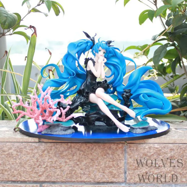 Anime Figure 15CM Vocaloid Hatsune Miku Deep Sea PVC Action Figure ...