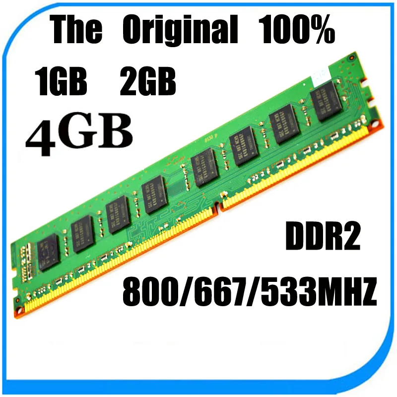 Brand New PC Memory Ram For DDR2 800 667 533 Mhz 1Gb 2Gb 4Gb / ddr2 ...