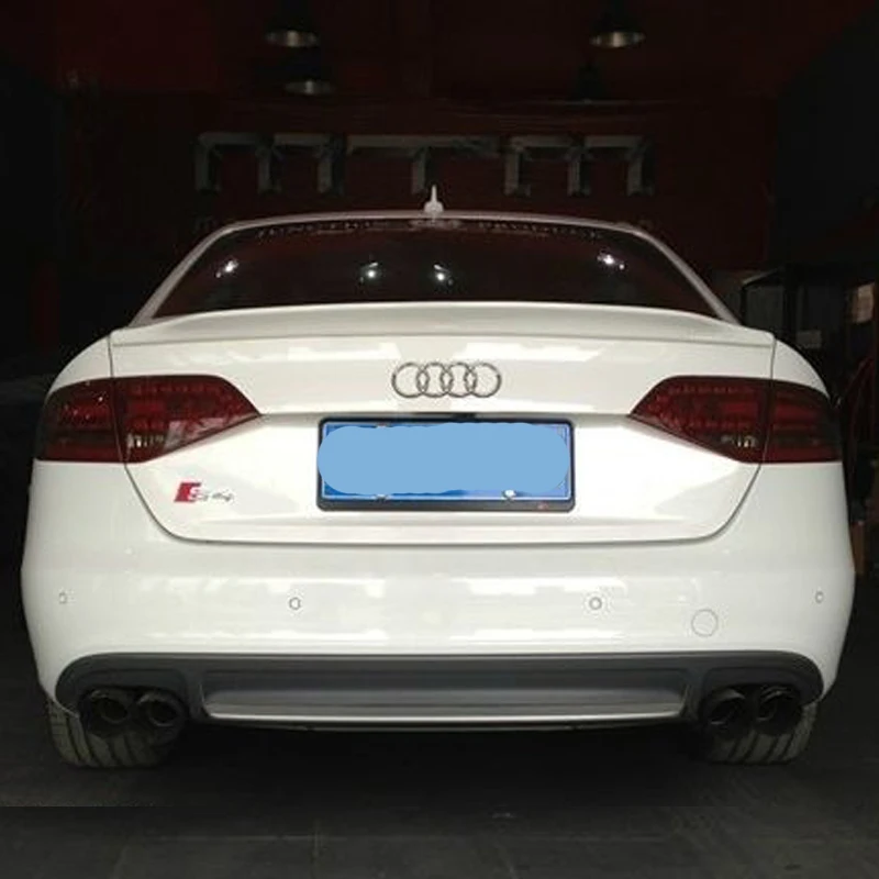 Unpainted PU A4 B8 CARACTERE Style Rear Trunk Spoiler Wing For Audi A4 unpainted-pu-a4-b8-caractere-style-rear-trunk-spoiler-wing-for-audi-a4