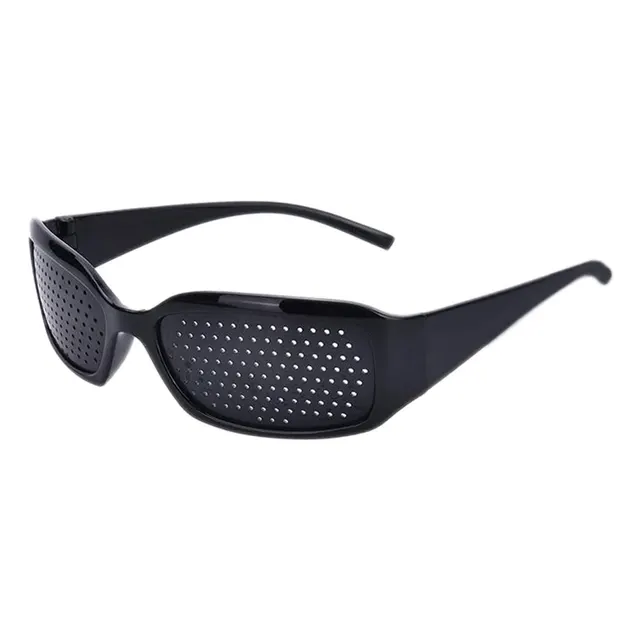 Hot Black Unisex Vision Care Pin Hole Eyeglasses Pinhole Glasses Eye Exercise Eyesight Improve