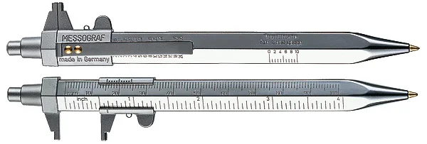 Cleo messograf vernier caliper ballpoint pen|pen flash|pen redpen ...