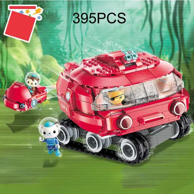Building Block Octonauts All Set Octo Pod Octopod Playset Educational ...