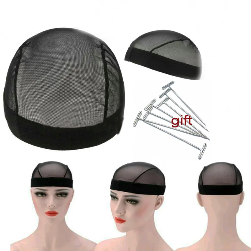 Fashion Stretchable Black Weaving Cap Elastic Nylon Mesh Net Spandex ...