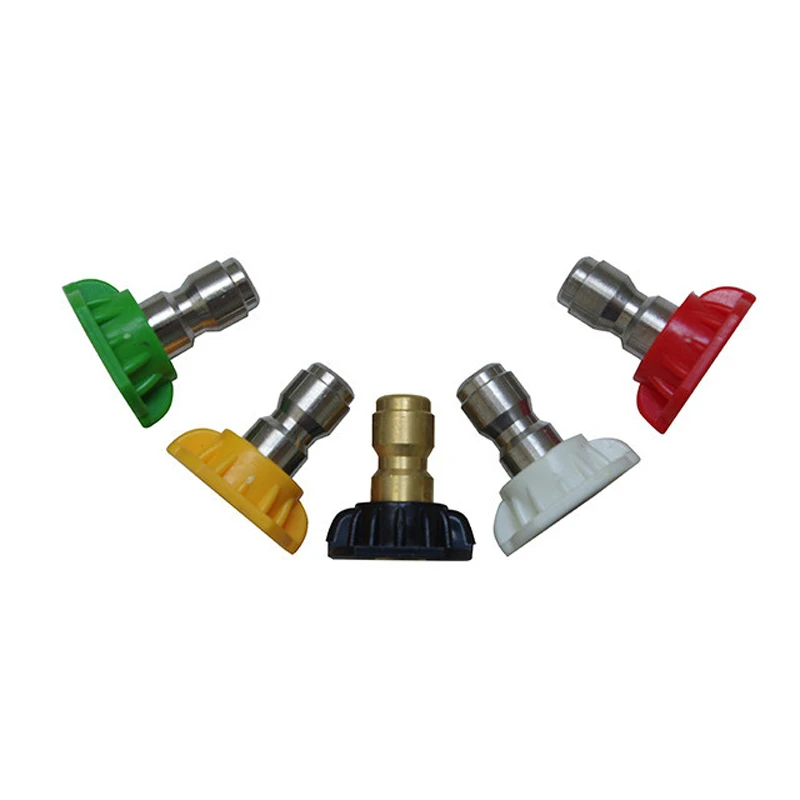 5-pcs-Pressure-Washer-Parts-Gun-Wand-Power-Quick-Connect-Spray-Nozzle ...