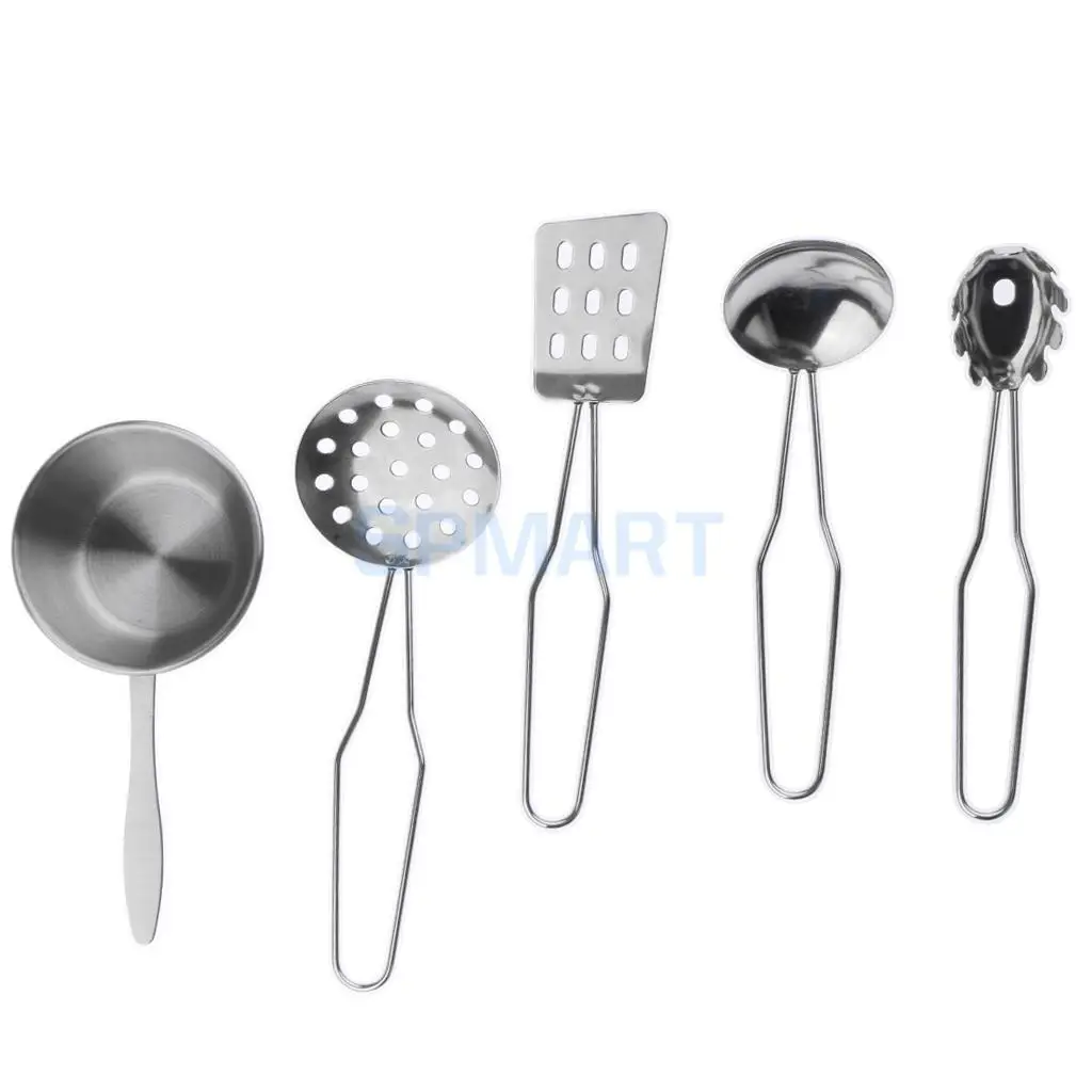 MagiDeal Hot Sale Kids Preschool Stainless Steel Kitchen Cooking ...