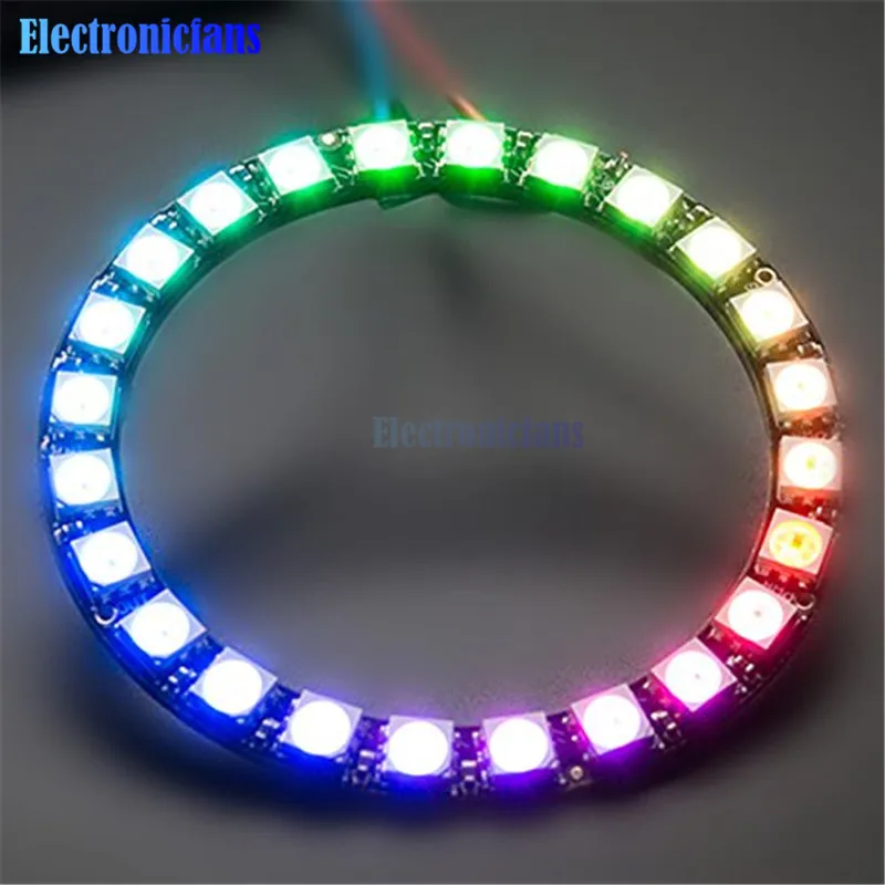 WS2812B-Modul-Streifen-24-Bits-24-X-WS2812-5050-RGB-LED-Ring-Lampe ...