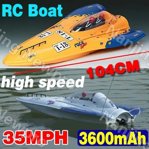 Largest Size 104cm Swiftly Boat RC Race Express Speed Boats Radio ...
