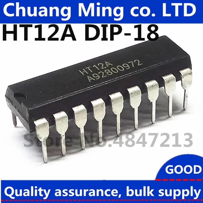 HT12A HT12 HT 12A DIP 18 재고 있음, 대형 공급 장치|교체부품&액세사리| - AliExpress
