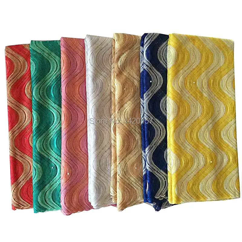 2017 New African French Lace Fabric Yellow Royal Blue Red Gold Peach ...