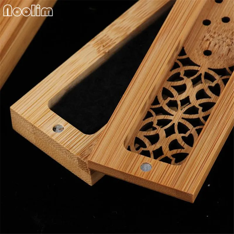 Бамбуковая курильница, ручная резьба, полый ладан, палочка, Бамбуковая ...