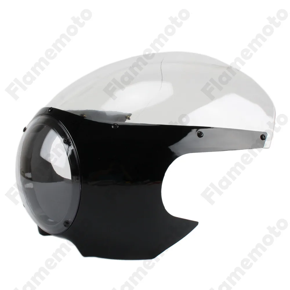 Headlight Fairing Windshield Vintage Drag Racing Viper Cafe Racer ...