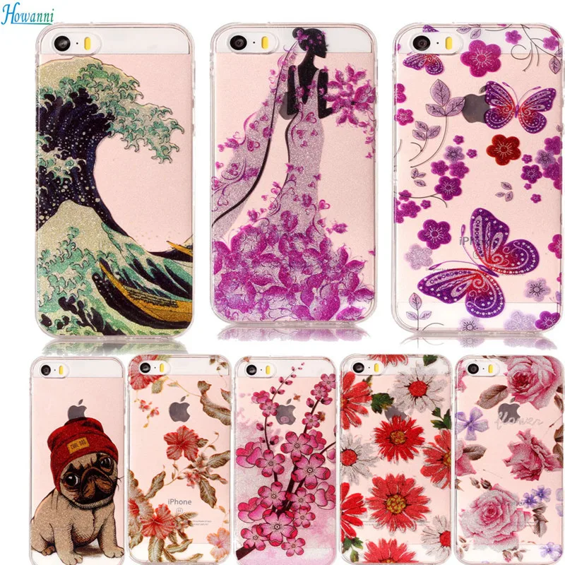 Howanni Flash powder Soft Colorful Phone Case For Apple iPhone 8 Plus ...