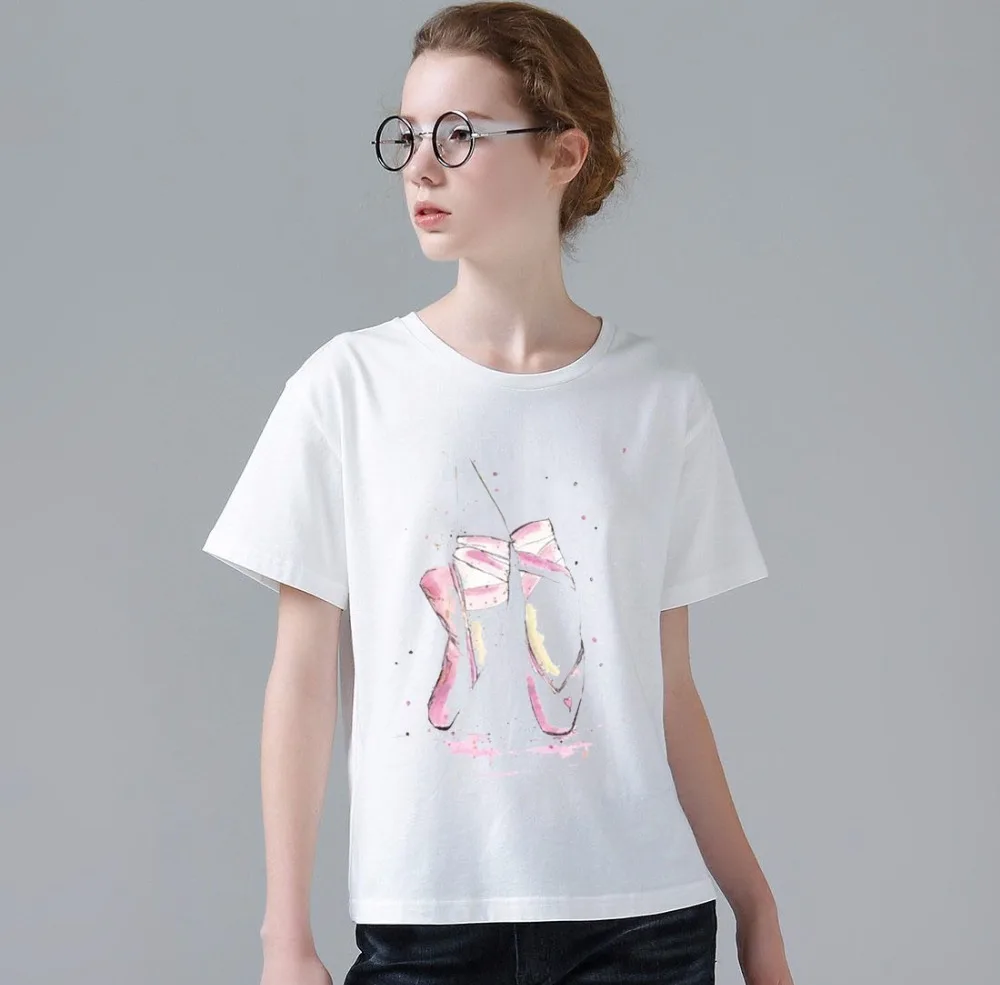 Jumping Ballet Design Tee Shirt Women's Summer T Shirt O neck New Hot ... Jumping Ballet Design Tee Shirt Women's Summer T Shirt O neck New Hot ...