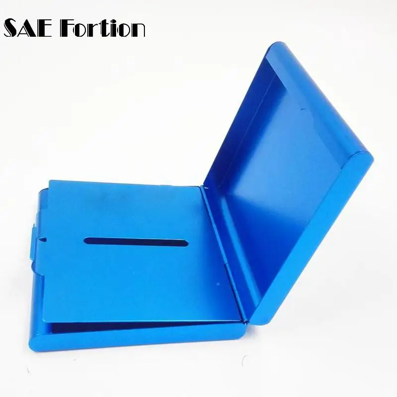 Aluminum Cigarette Case Storage for 20 Cigarettes Holder Double Side ...