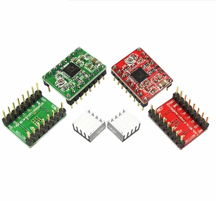 30PCS A4988 Stepper Motor Driver Module with Heatsinks Reprap Board ...