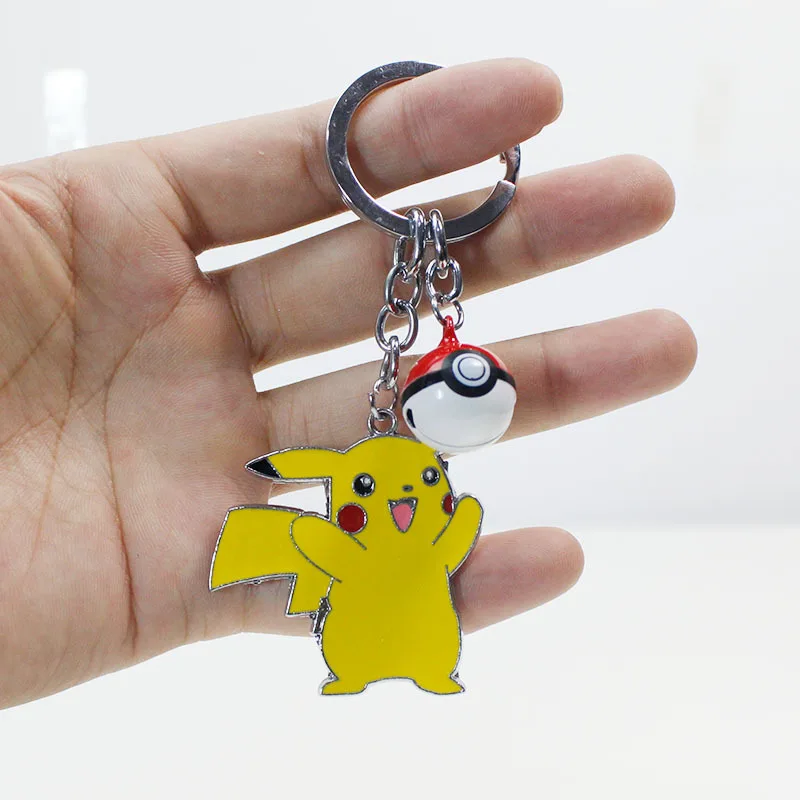 Pokemon Pikachu Anime Metal Keychain - KawaiiMerch.com