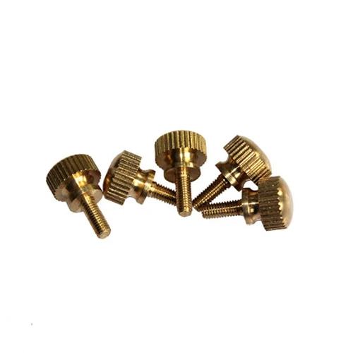 6Pcs-M4-Brass-High-Round-Head-Knurled-Hand-twist-screws-Brassiness ...