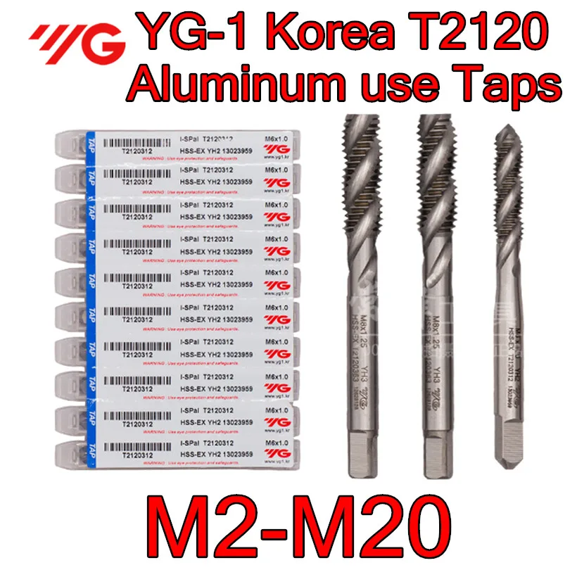 M2-m20 Made In Korea Yg-1 T2120 Hss-e Aluminum Use Spiral Taps ...