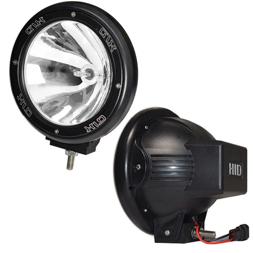 Universal New 1 Pair 7" inch 12V 100W HID Driving Lights XENON ...