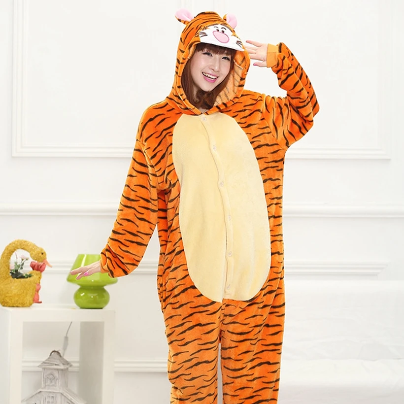 Orange-Tiger-Animal-Cosplay-Costume-Onesie-Hoodie-For-Adult-Women-Men ...