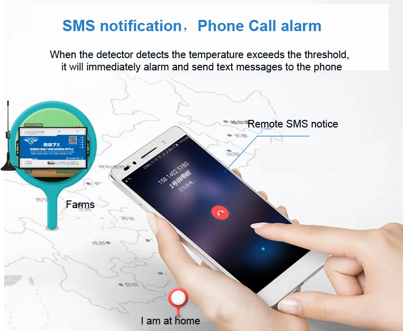 Wireless Modbus M2m Rtu Remote Monitoring Alarm System For Crane Coal ...