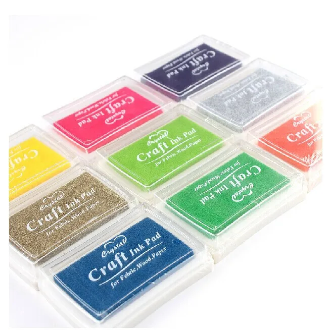 Crystal Craft Ink Pad Oil Based Seal Pad For Fabric Wood&Paper Stamp ...
