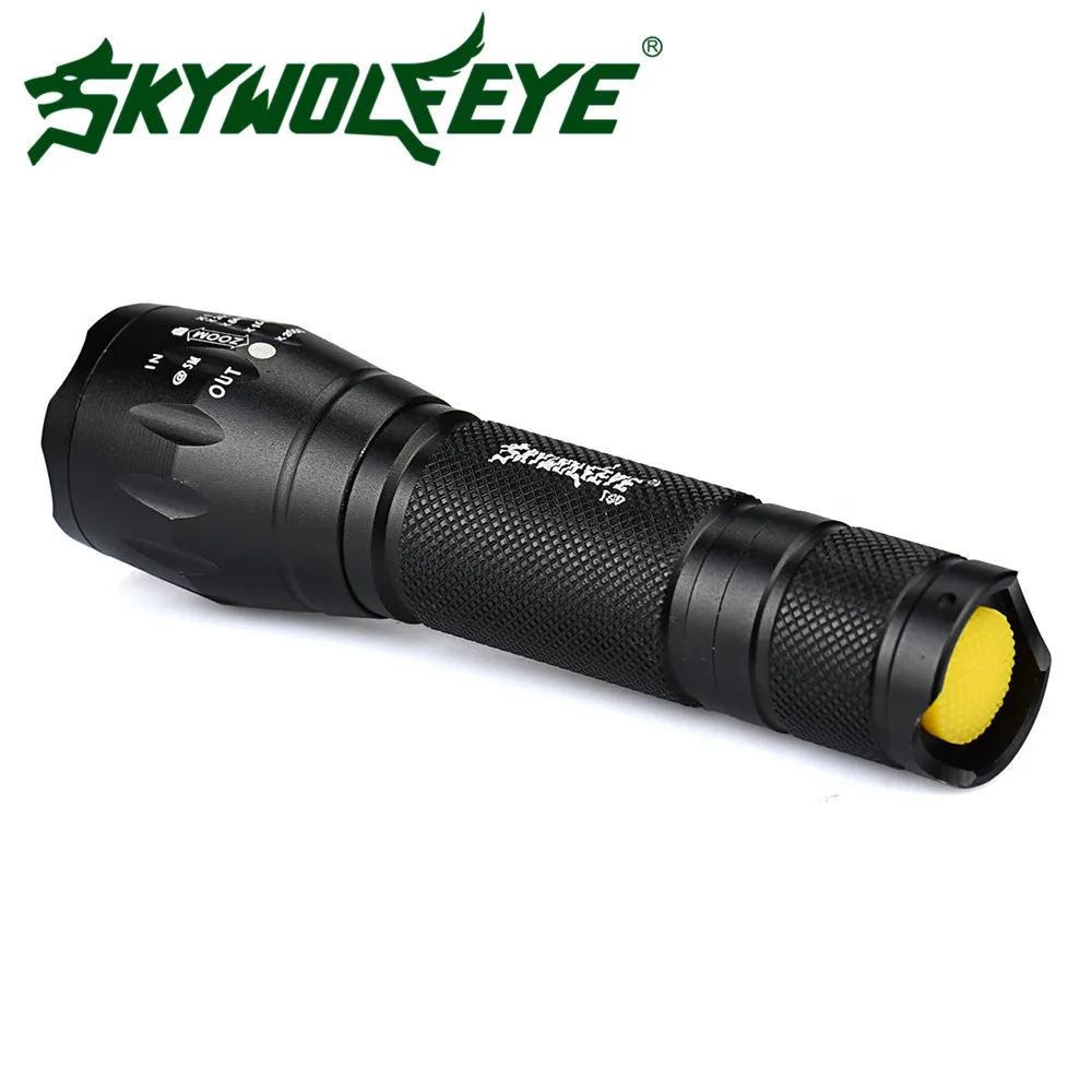 Skywolfeye Led Flashlight Waterproof 5 Models Cree Xm L T6 Aluminium