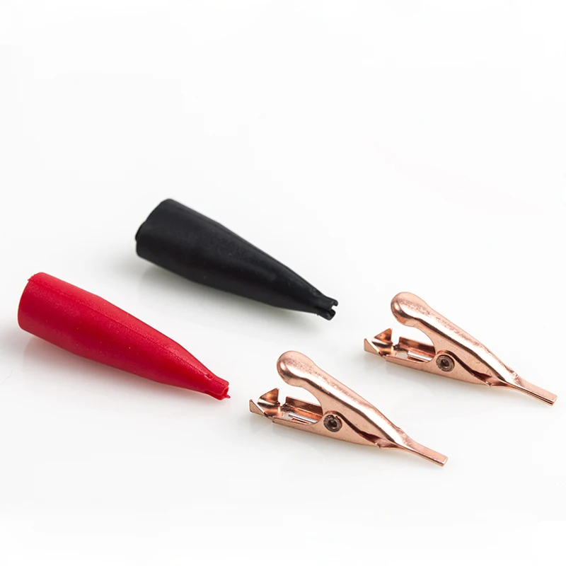 20pcs Copper 28MM 5A small Alligator Clips Battery Clamps Crocodile ...