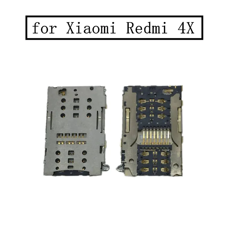2pcs For Xiaomi Redmi 4x Card Reader Sim Card Slot Reader Connector ...