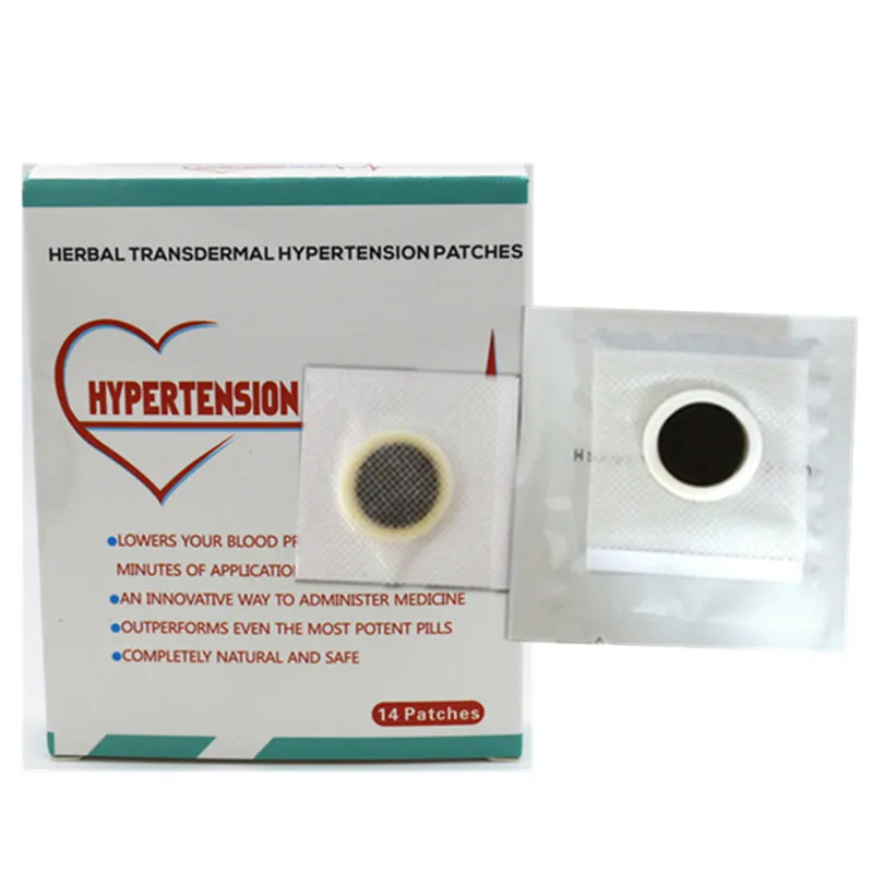 1box/14pcs high blood pressure patch,herbs moxibustion patch for lowering blood pressure|lower ...